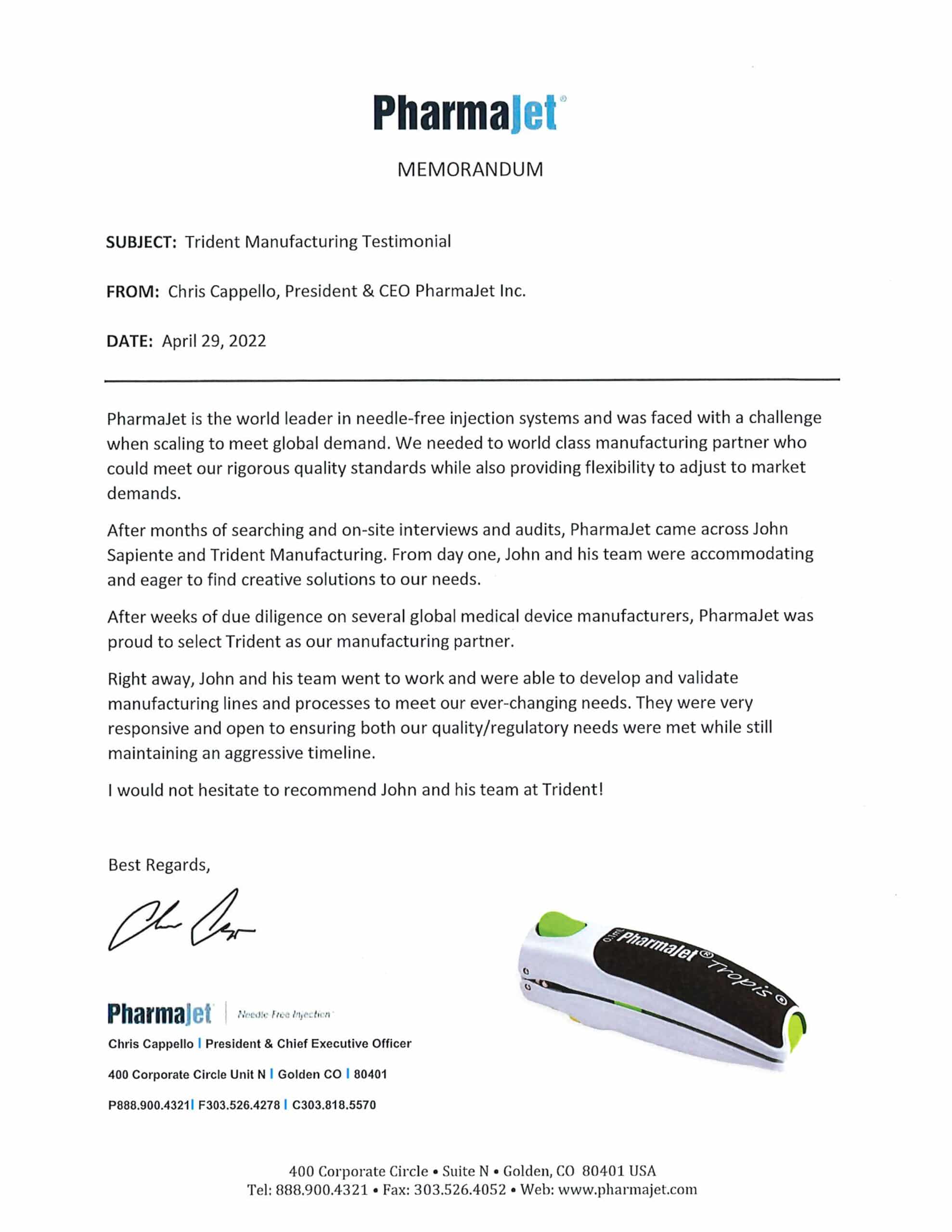 Why Trident - Trident Manufacturing